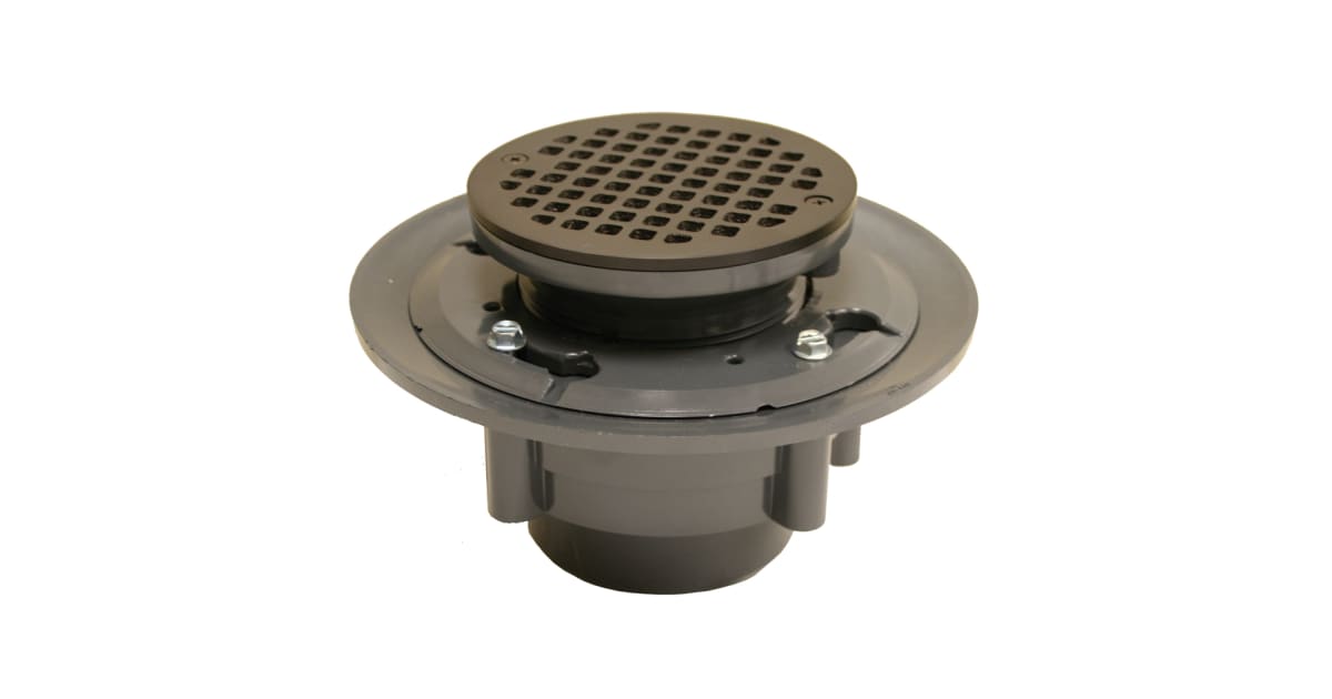 Jones Stephens D4984RB 3" x 4" Heavy Duty PVC Drain with 3-1/2" PVC ...