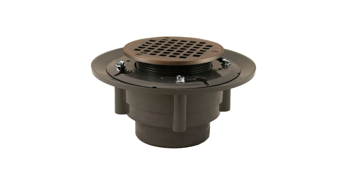 Jones Stephens D4991WB 3" x 4" Heavy Duty PVC Drain with 3-1/2" Spud ...