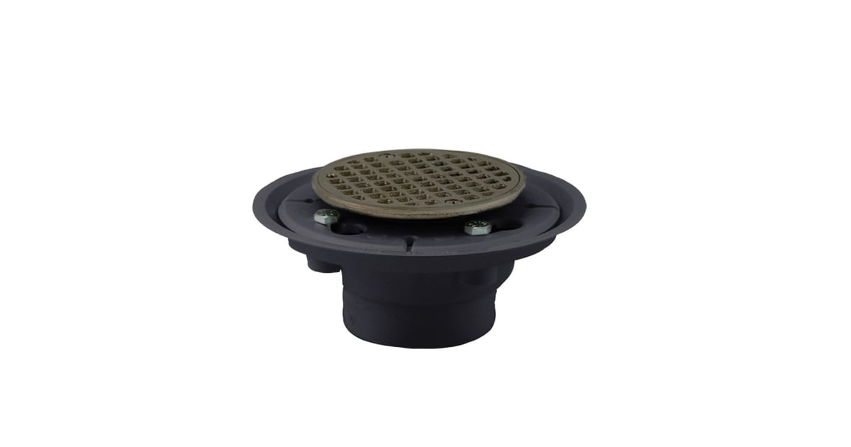 Jones Stephens D5001BN 2X3 PVC SHWR DRN W/ BN SPUD & | Ferguson Home
