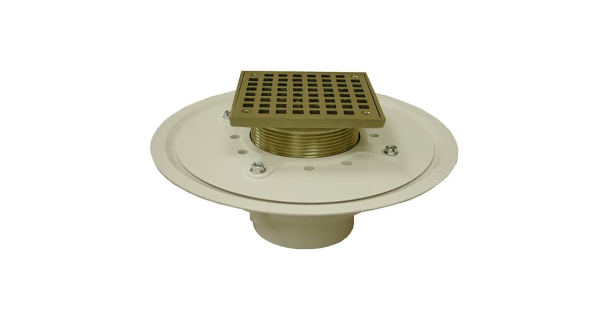 Jones Stephens D50073 3" PVC Square Floor Drain | Ferguson Home