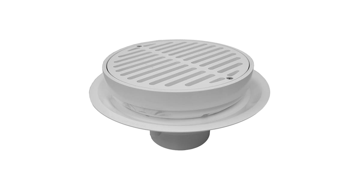 Jones Stephens D50182 4 PVC HD TRAF DRN W/ PVC GRATE & SB | Ferguson Home