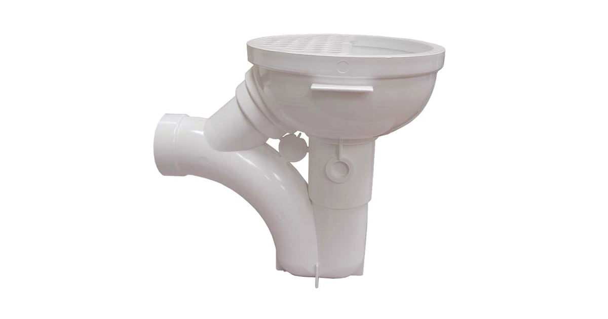 Jones Stephens D50200 2 PVC Flare Drain and Trap With Cover | Build.com