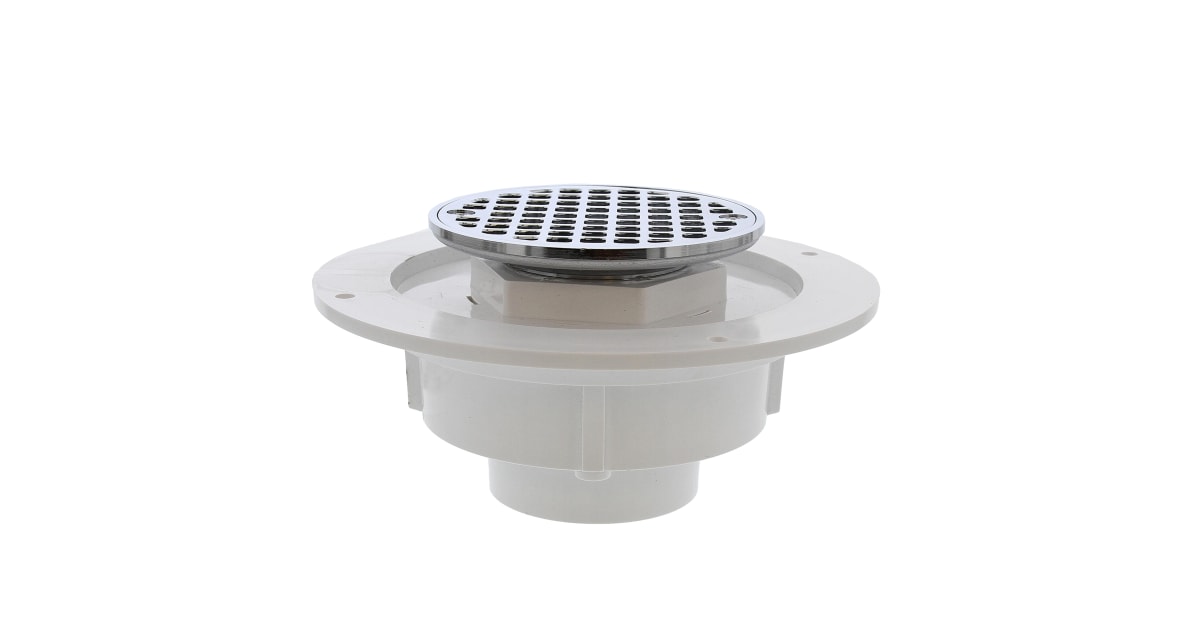 Jones Stephens D50711 4 Shower / Flare Drain CP | Ferguson Home