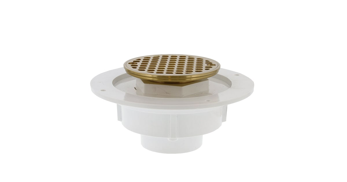 Jones Stephens D50712 2 PVC SHW DRN SCR DN CLP RG W | Ferguson Home