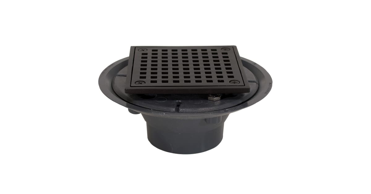 Jones Stephens D5094RB 2 X 3 Shower Drain With Square Strainer RB ...