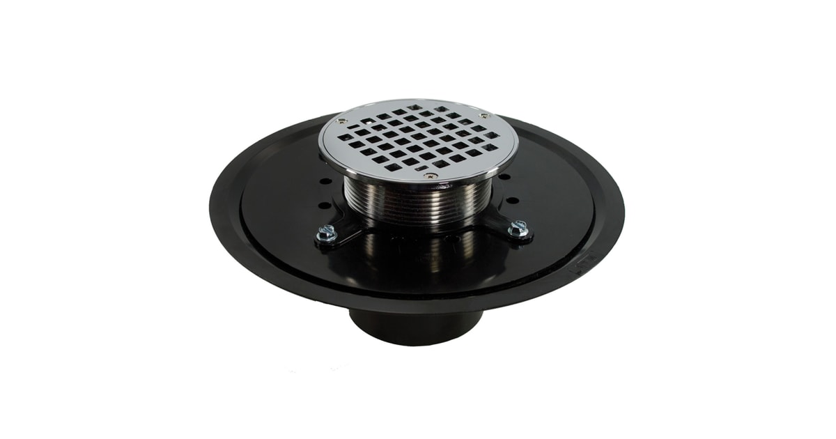 Jones Stephens D51005 3" ABS Heavy Duty Floor Drain with 6" Strainer ...