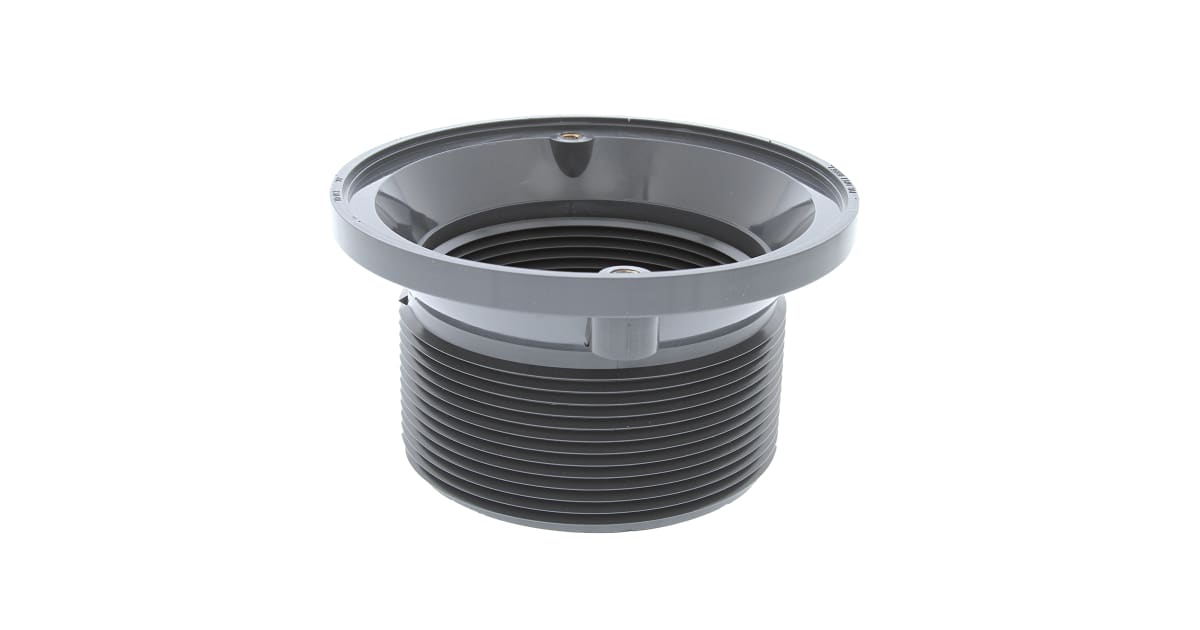 Jones Stephens D52010 6-1/2" Plastic Round Floor Drain - Less Strainer ...