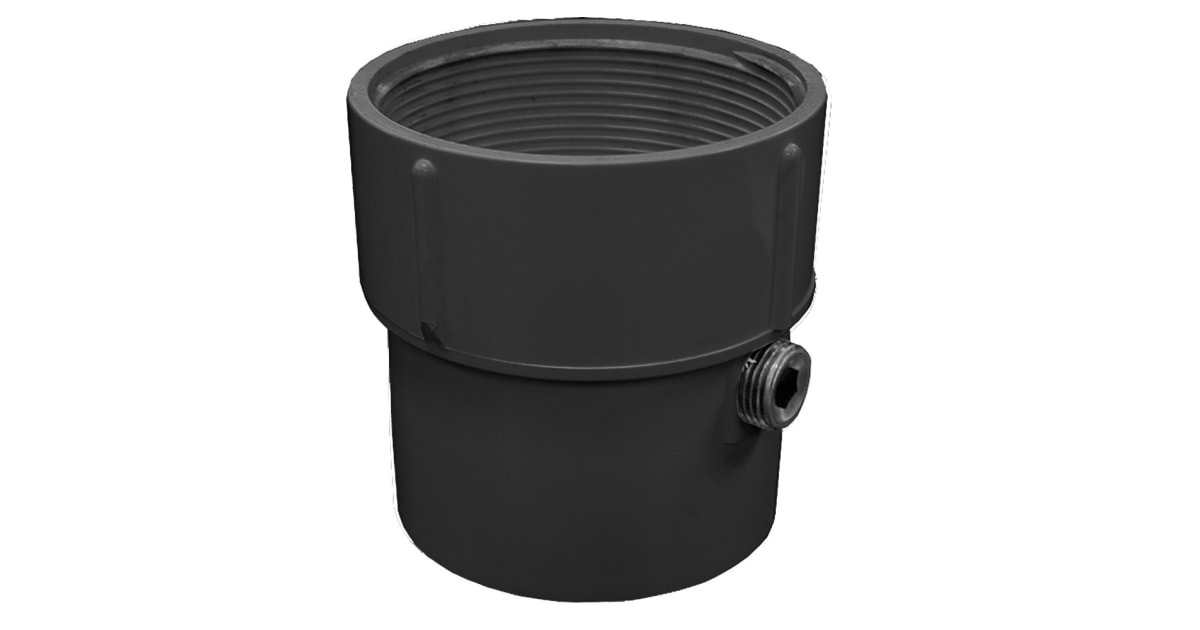 Jones Stephens D52451 3 X 4 PVC Pipe Fitting Drain With Pint | Build.com