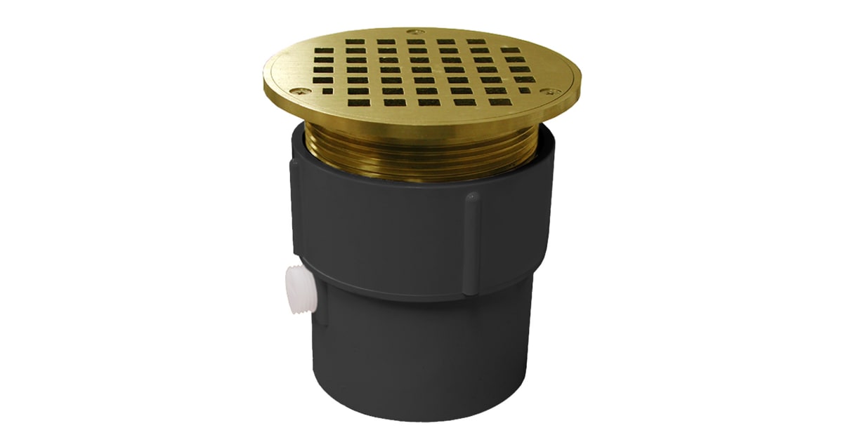 Jones Stephens D53027 3" x 4" PVC Adjustable Drain with 5" Strainer ...