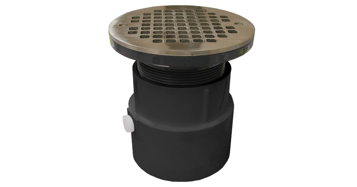 Jones Stephens D53086 4" PVC Adjustable General Purpose Drain ...
