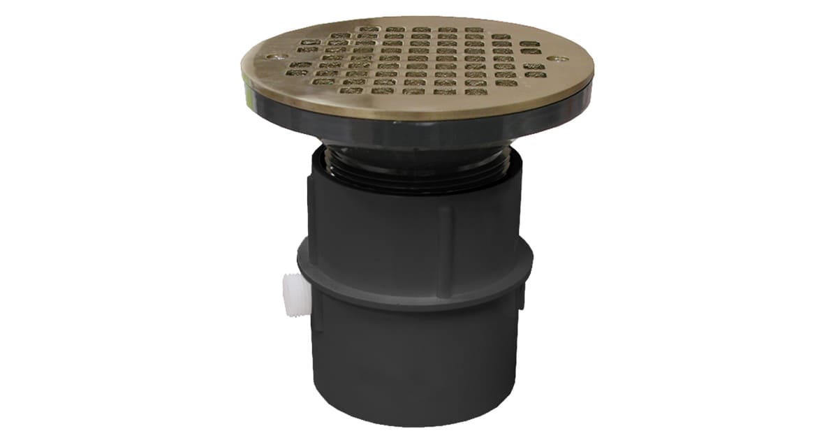 Jones Stephens D53106 3 PVC PF DRN PLAS SPUD 6 NIBR STRN | Ferguson Home