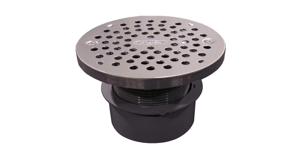 Jones Stephens D53230 4" PVC Adjustable General Purpose Drain ...