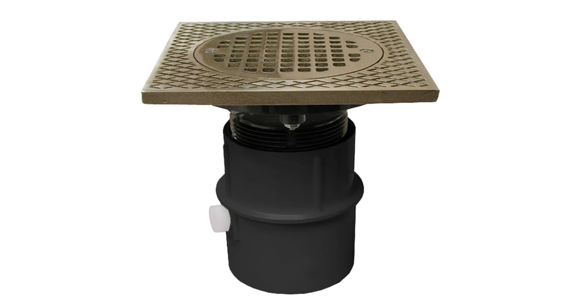 Jones Stephens D53260 6-1/2" PVC Square Floor Drain | Ferguson Home