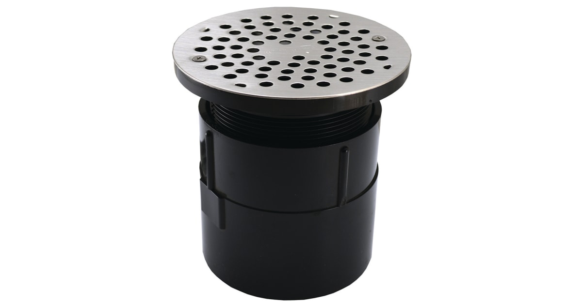 Jones Stephens D53272 4" ABS Adjustable General Purpose Drain | Build.com