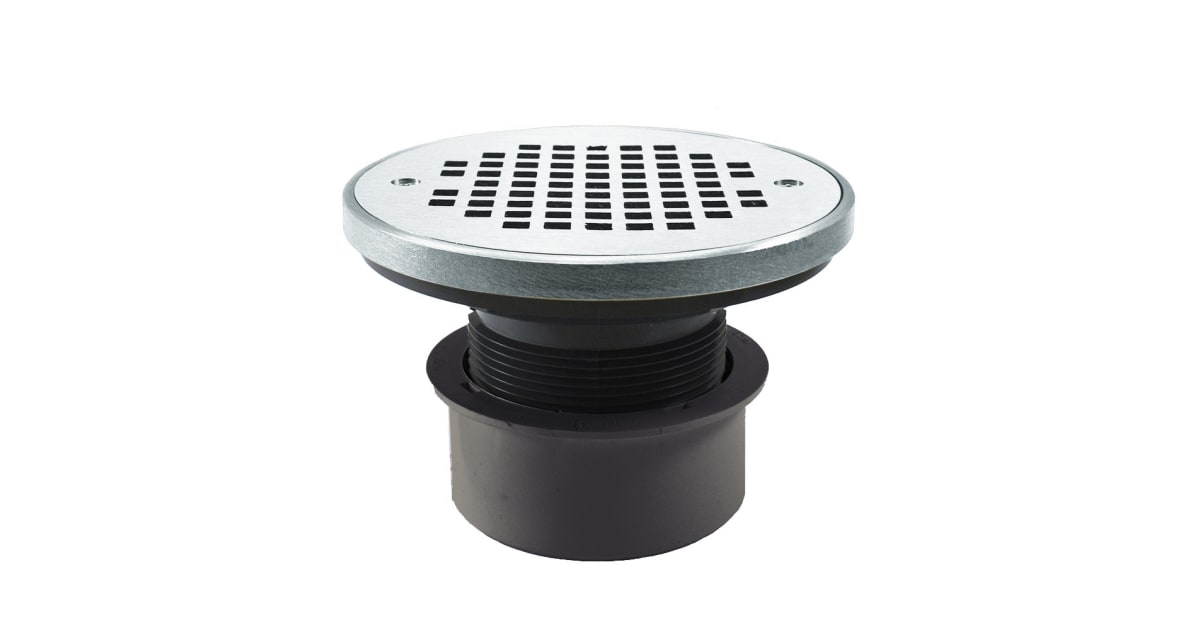 Jones Stephens D53292 4 PVC IPF ADJ GP DRN W/ 6 CP | Build.com