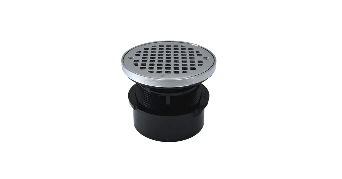 Jones Stephens D53413 4" ABS Adjustable General Purpose Drain with 5 ...