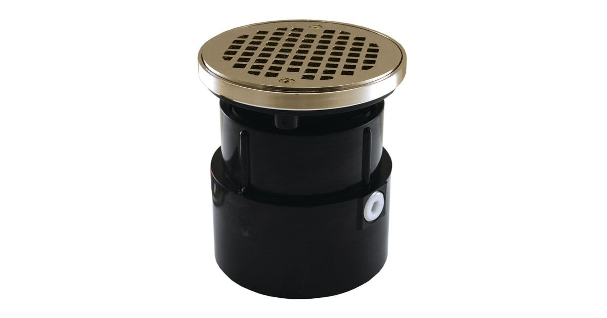 Jones Stephens D53425 4" ABS Adjustable General Purpose Drain with 5 ...