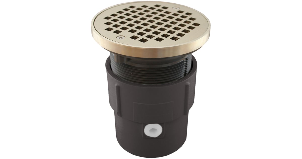 Jones Stephens D53432 6-1/2" Plastic Round Floor Drain | Build.com