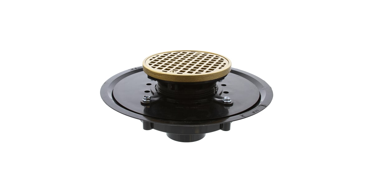Jones Stephens D53451 2" Heavy Duty ABS Drain Base with 3-1/2" Spud and ...