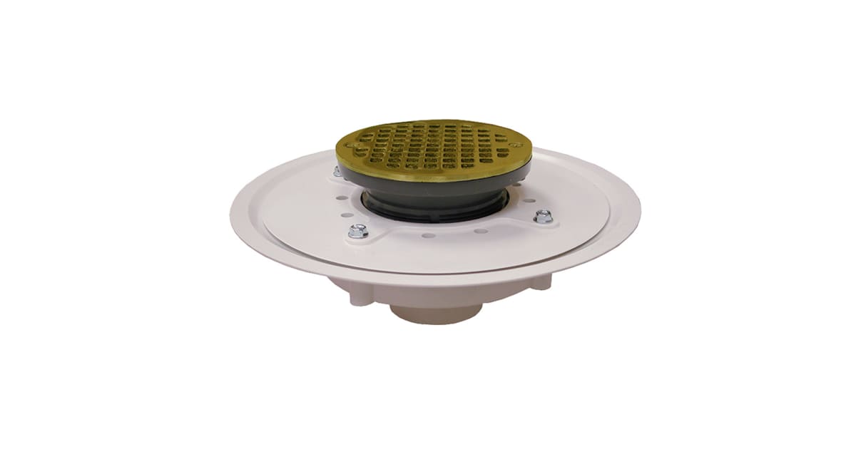 Jones Stephens D53457 3" PVC Heavy Duty Drain with 5" Strainer | Build.com