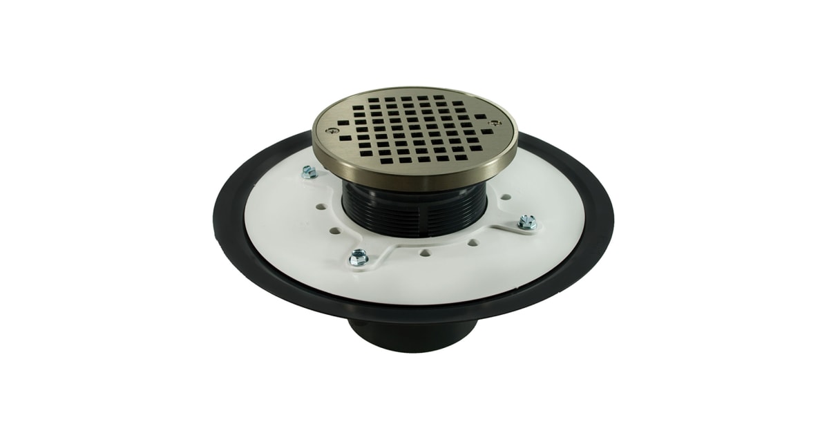 Jones Stephens D53474 4" PVC Heavy Duty Drain with 5" Strainer | Build.com