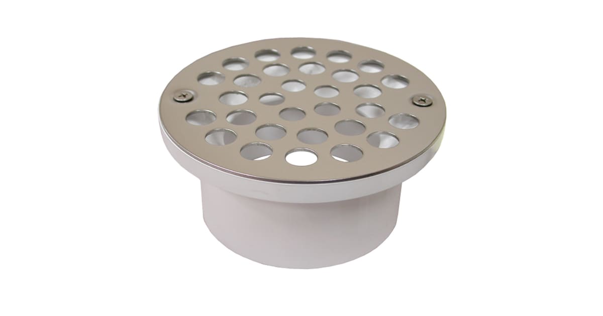Jones Stephens D54101 4 OR 3 PVC DRN W/ CP STRN | Ferguson Home