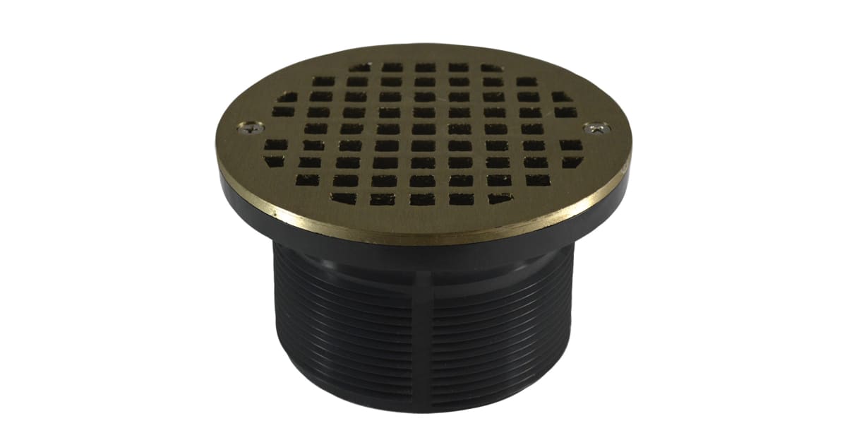 Jones Stephens D56214 3-1/2 PVC Spud With 5 Nickel Brass Strainer ...