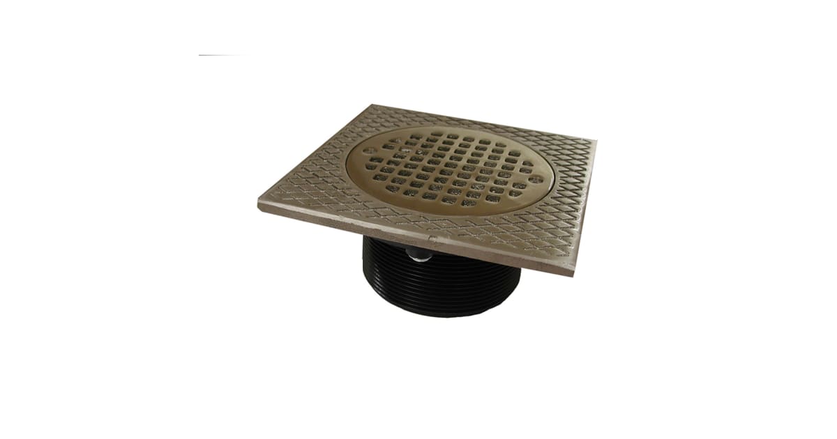 Jones Stephens D57505 4” ABS Spud with 7” Square Strainer | Ferguson Home