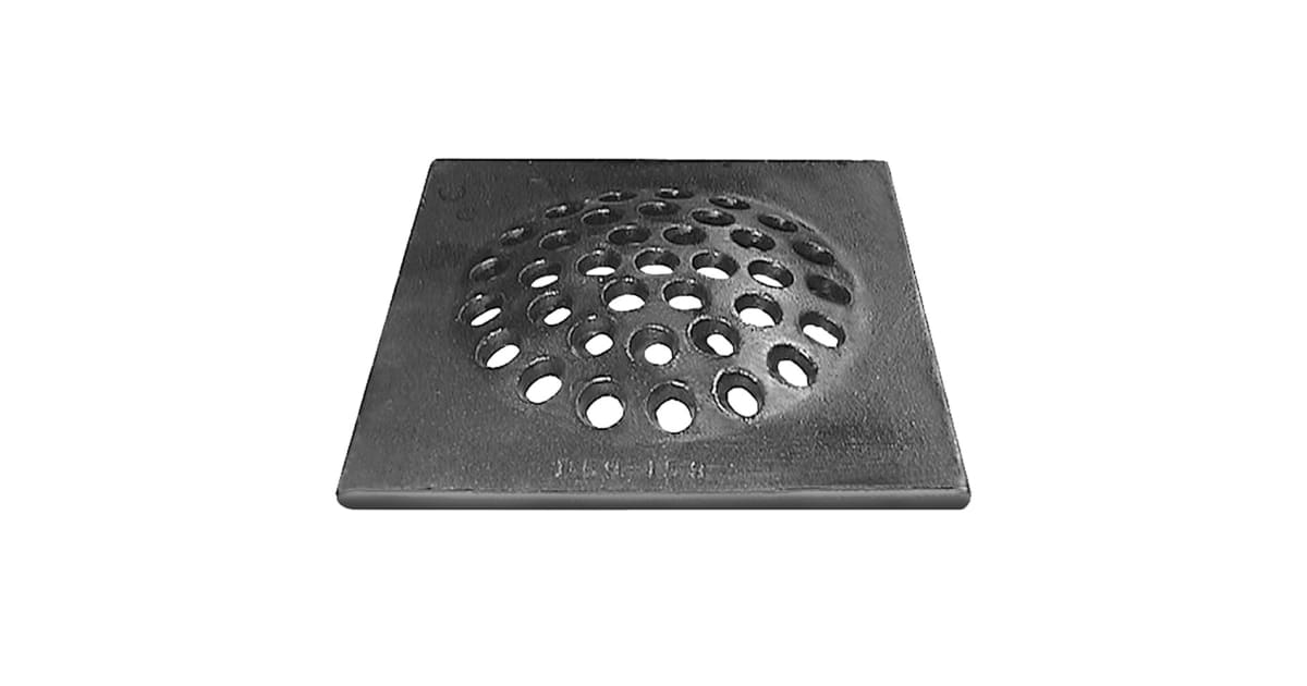 Jones Stephens D59156 5-11/16" Cast Iron Square Floor Drain | Ferguson Home