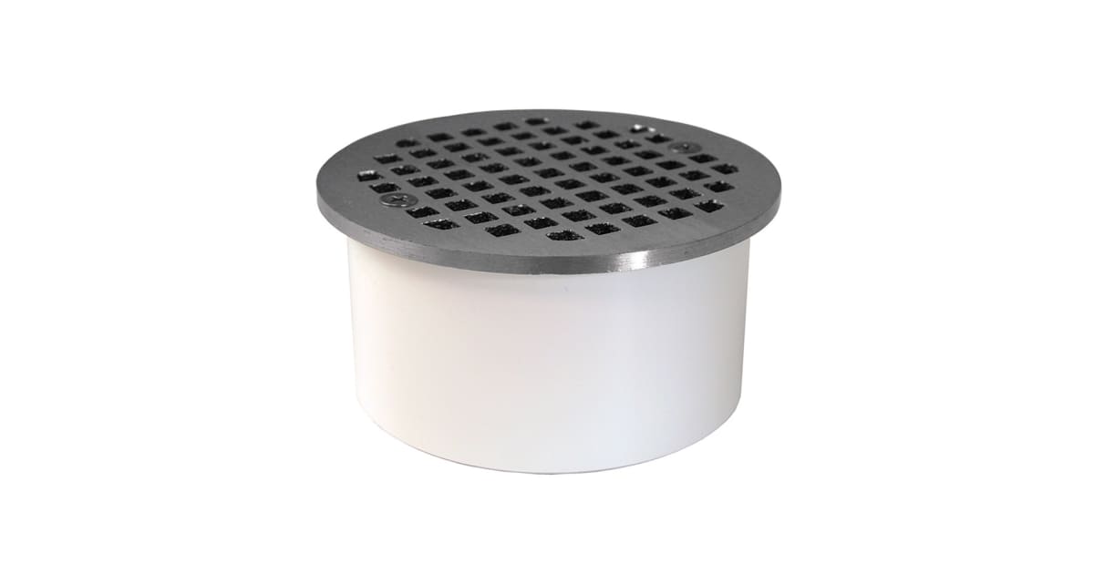 Jones Stephens D60141 4 DRAIN BASE W/4 1/2 OD CP STRAINER | Ferguson Home