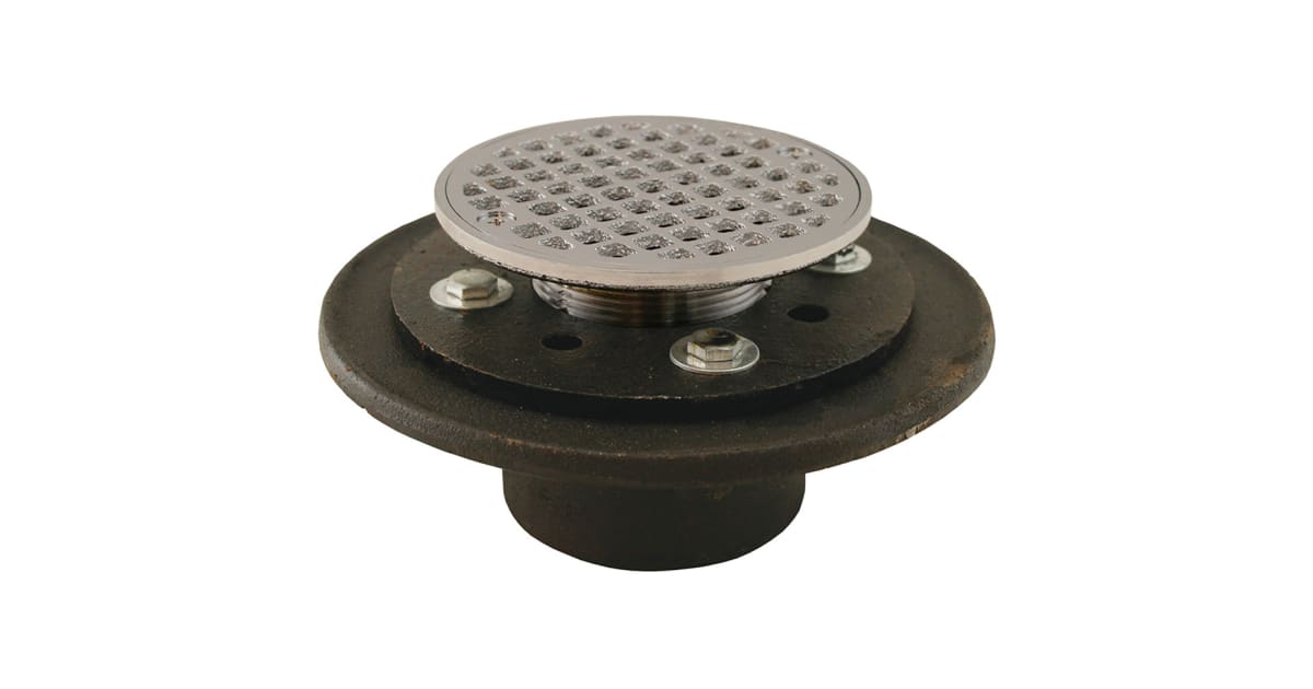 Jones Stephens D60211 *CVR* 2 IC CI SHWR DRN W/ 6 CP STR | Ferguson Home