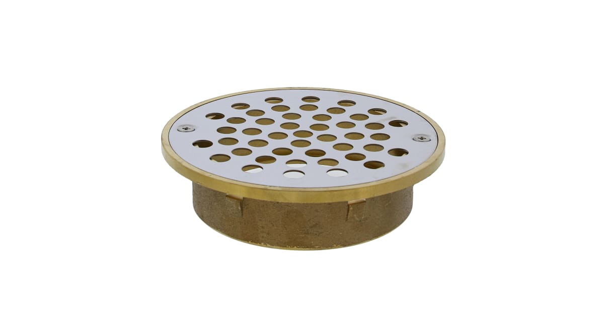 Jones Stephens D60220 BRASS IC DRAIN FOR TERRAZZO M | Ferguson Home