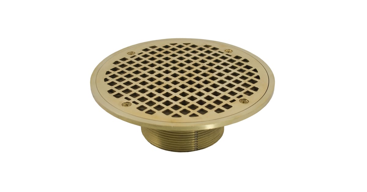 Jones Stephens D60995 3-1/2" IPS Metal Spud with 8" Polished Brass ...