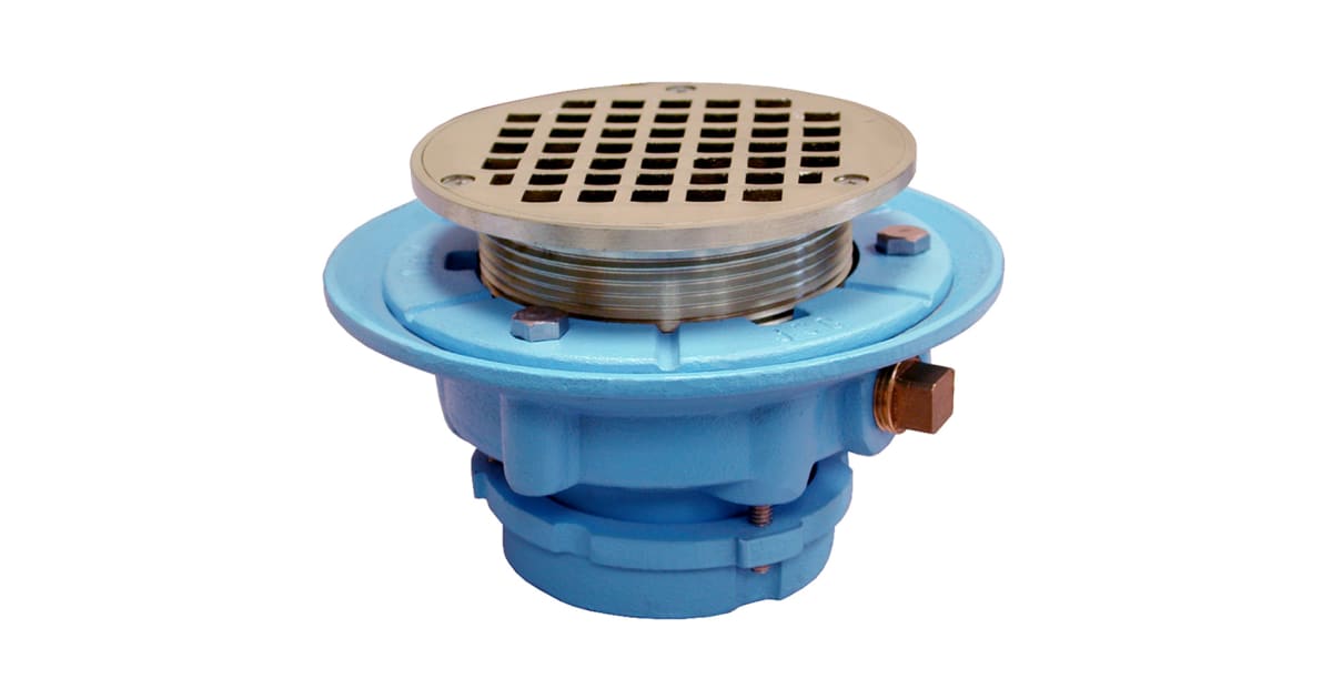 Jones Stephens D65500 2 NC Flare Drain With 7 Base and 5 Nickel Brass ...