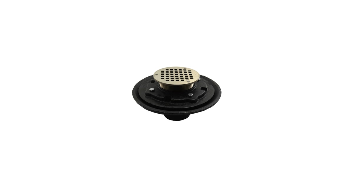 Jones Stephens D80212 3" Cast Iron Heavy Duty Floor Drain with 5 ...
