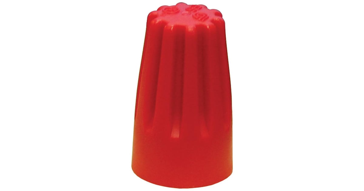Jones Stephens E25129 RED SCREW ON WIRE CONNECTOR (50 PER CLAMSHELL ...