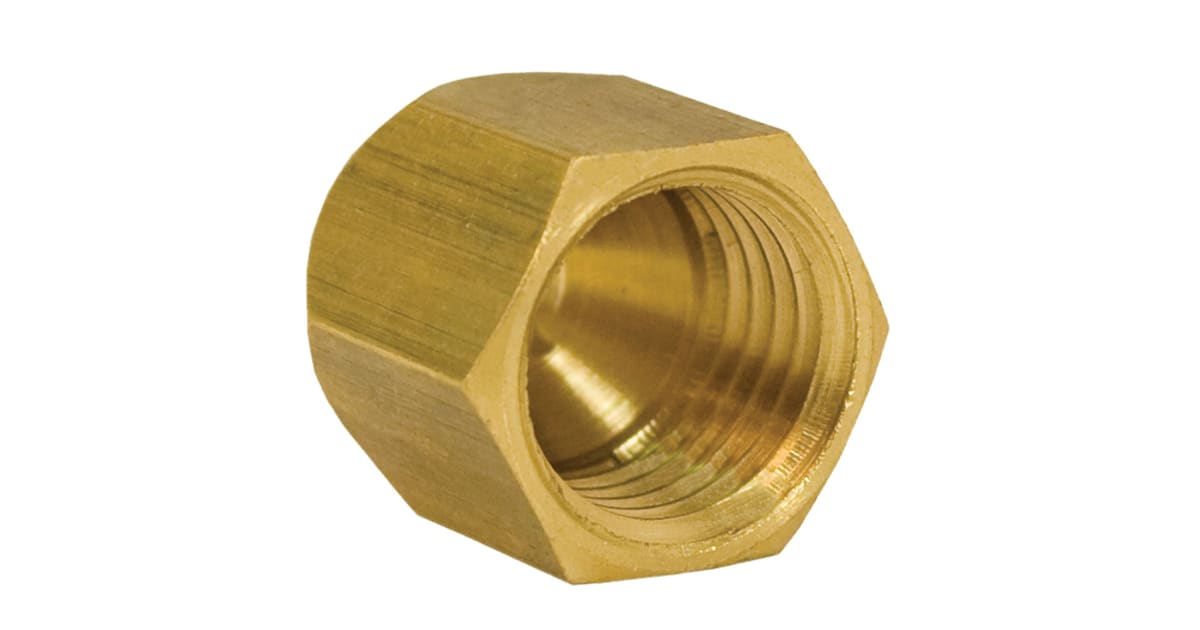 Jones Stephens F40020 3/8 BRS FLR CAP | Build.com