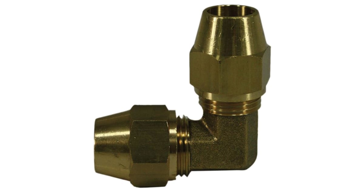 Jones Stephens F40146 5/8 FLARE ELBOW W/NUTS | Ferguson Home