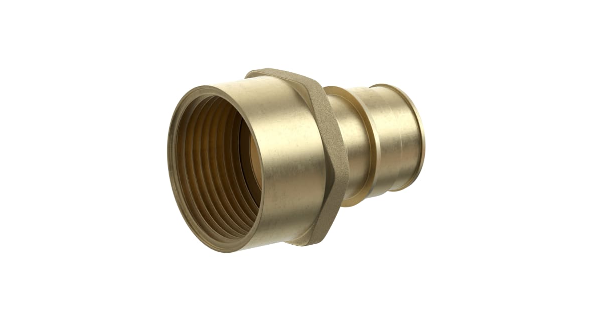 Jones Stephens F76172 1-1/2” F1960 x FIP Brass PEX Adapter, Bag of 6 ...