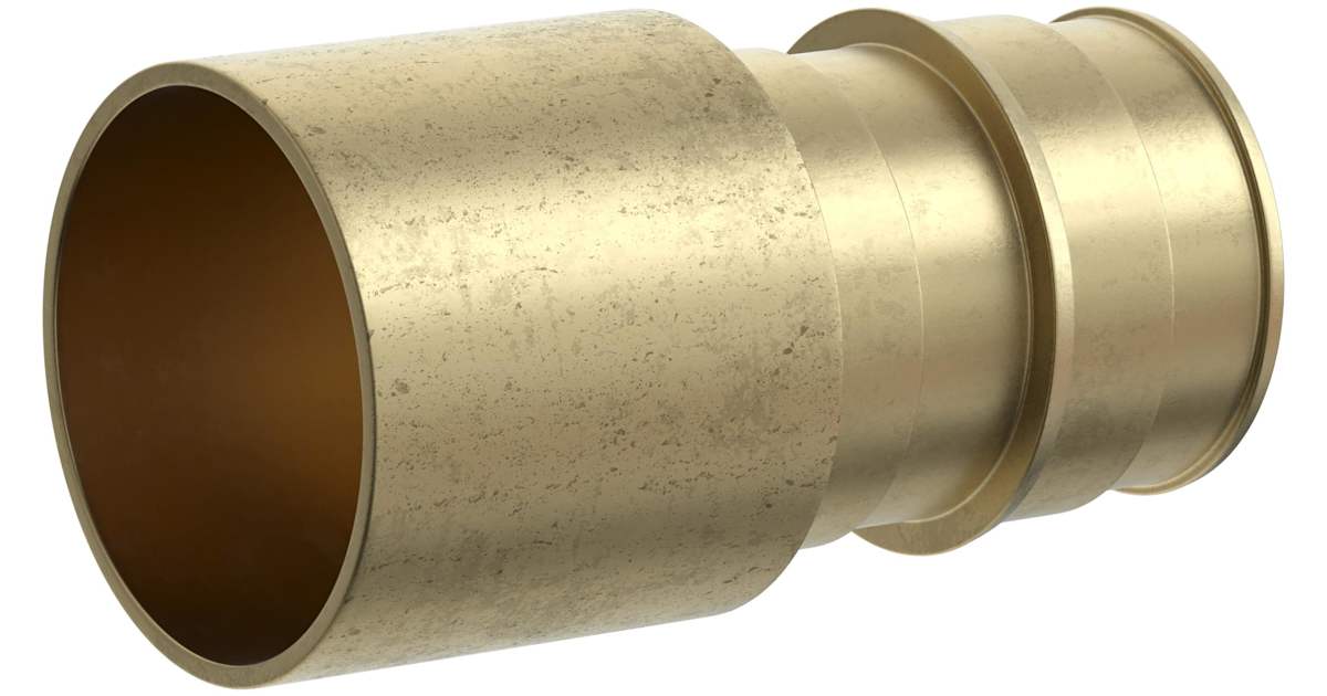 Jones Stephens F76845 3/4" x 1/2" Female Brass PEX Sweat Adapter ...