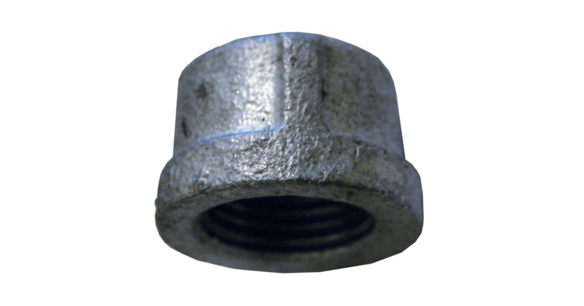 Jones Stephens G1550150 1 Galvanized CAP | Ferguson Home