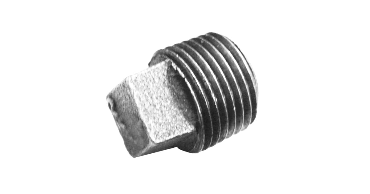 Jones Stephens G3960215 1 1/4 GALV SQ HD PLUG | Build.com