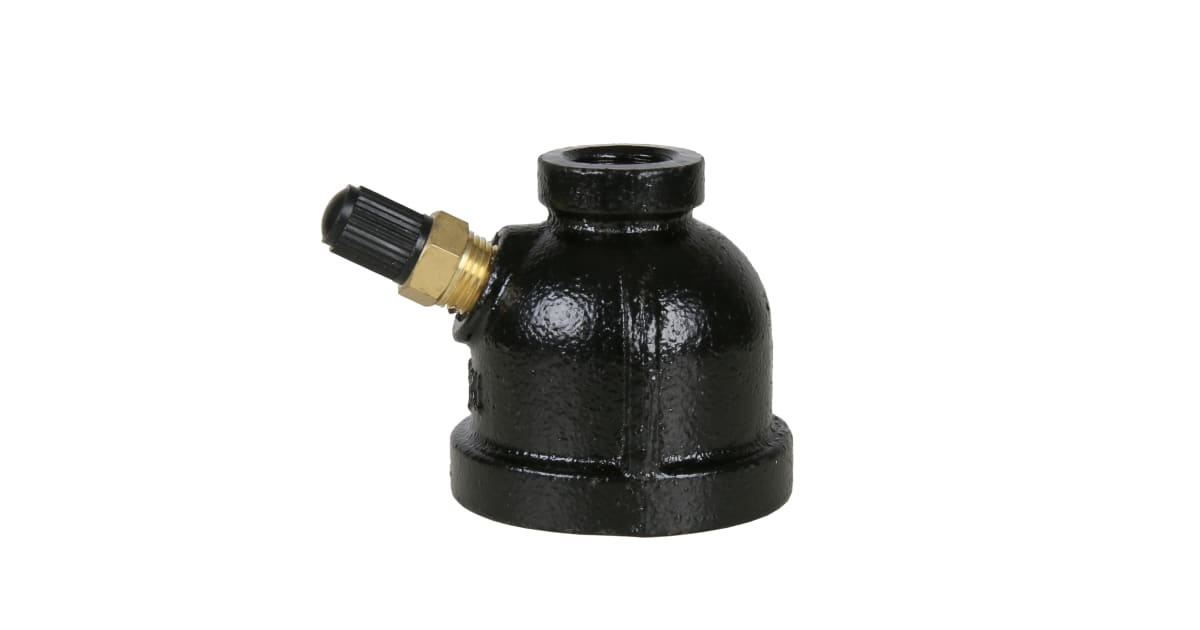 Jones Stephens G67002 1" Gas Test Gauge Body with Valve - Bell Style ...