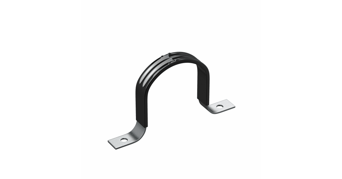 Jones Stephens H13502 2 VINYL COATED PIPE STRAP 2 HOLE | Ferguson Home