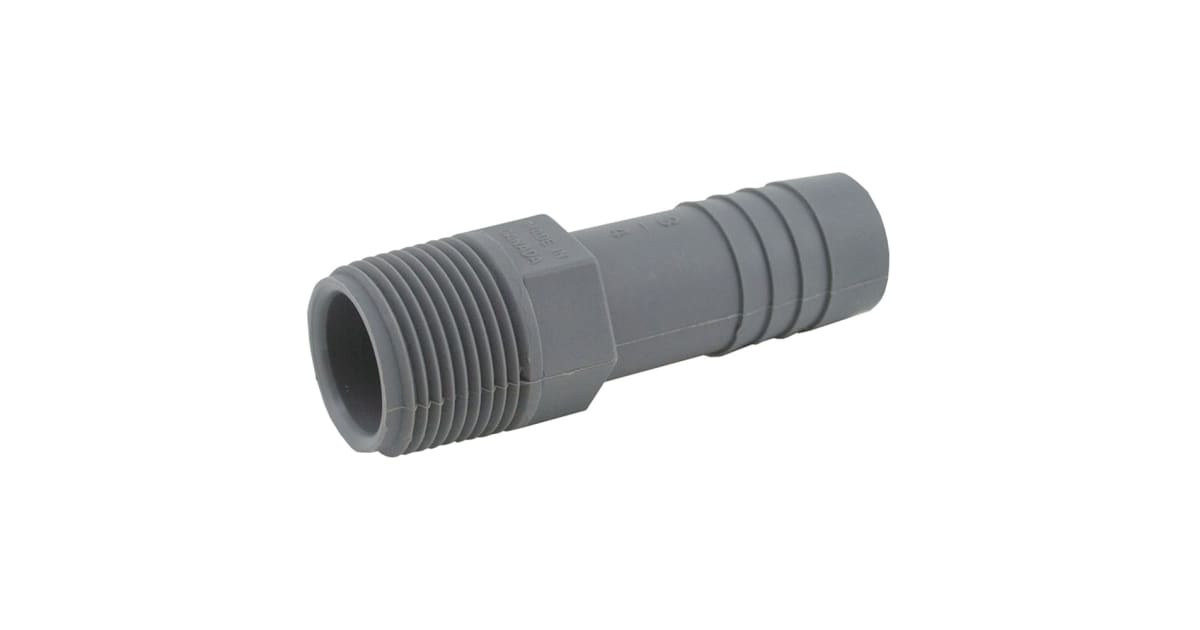 Jones Stephens I10002 3/4" Insert x MPT Poly Adapter | Ferguson Home