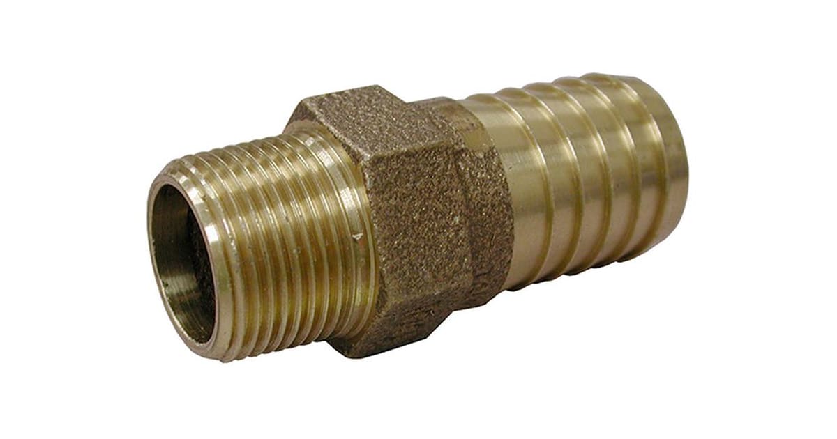 Jones Stephens I13001LF 1/2" MPT Bronze Insert Adapter | Build.com