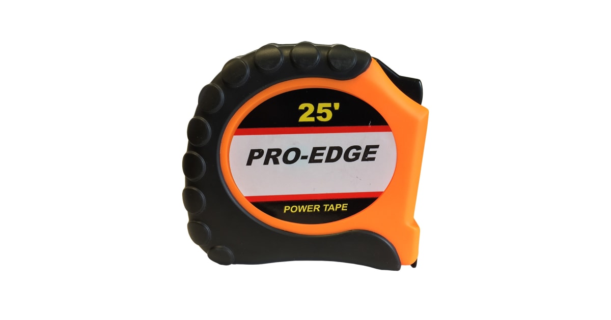 Jones Stephens J40086 1X25 NEON ORAN TAPE MEASURE | Build.com