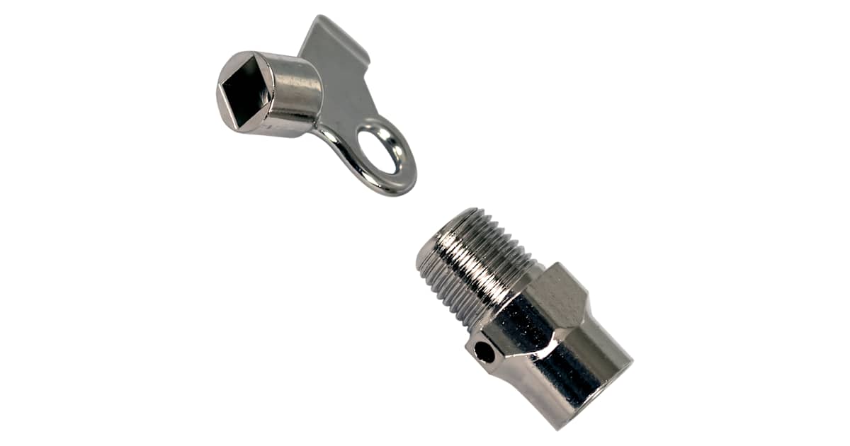 Jones Stephens JR20001L Brass and Zinc Air Valve Key | Ferguson Home