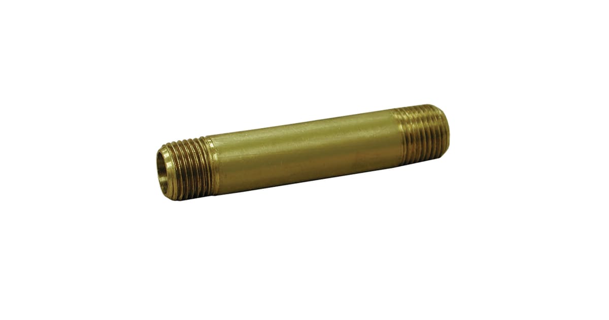 Jones Stephens N20004 LFN 1/8X3 REBR PIPE NIP TBE | Ferguson Home