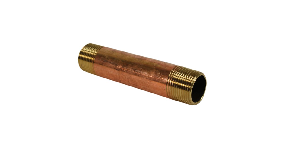 Jones Stephens N24002 LFN 3/4X2 REBR PIPE NIP TBE | Ferguson Home